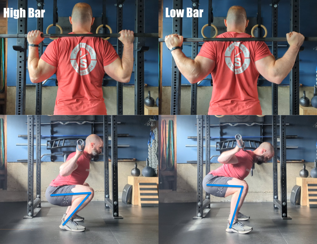 Back Squat - High Bar or Low Bar? - Priority Strength